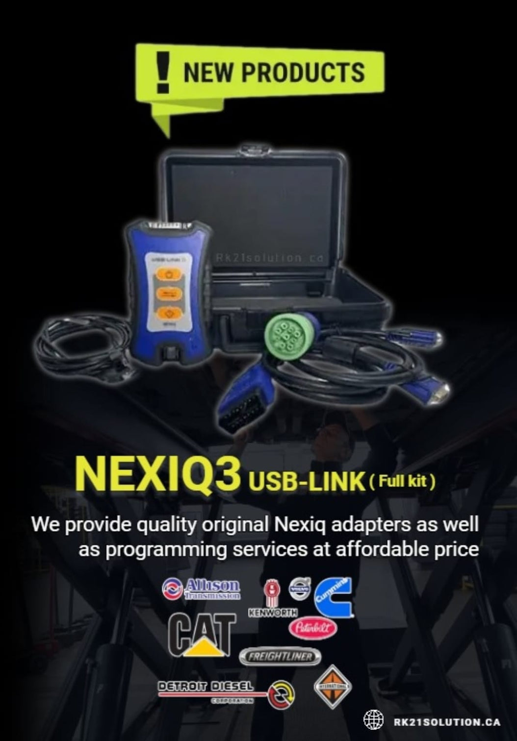 Nexiq usb link 3 - Adapter Kit – Trucking Tech